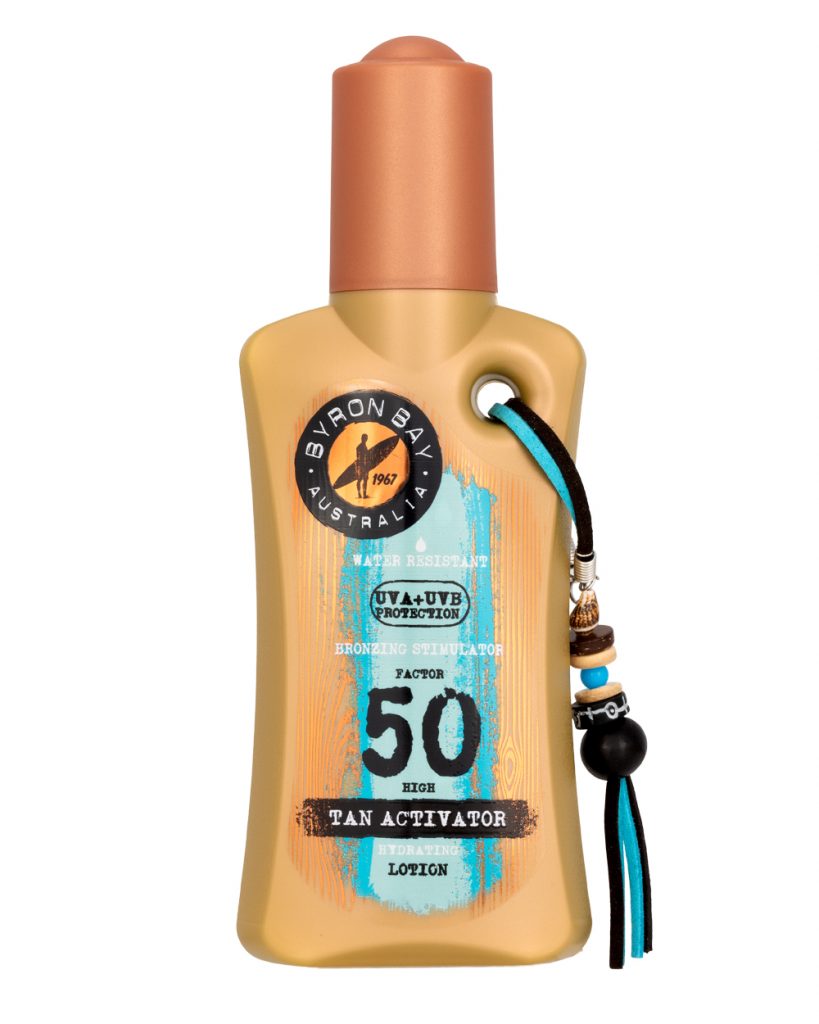 Byron Bay Tan Activator SPF 50 - Ideale Surf Zonnebrand